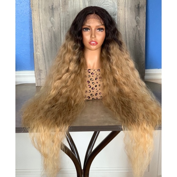 Hair | 42 Long Wavy Ombre Lace Front Wig | Poshmark